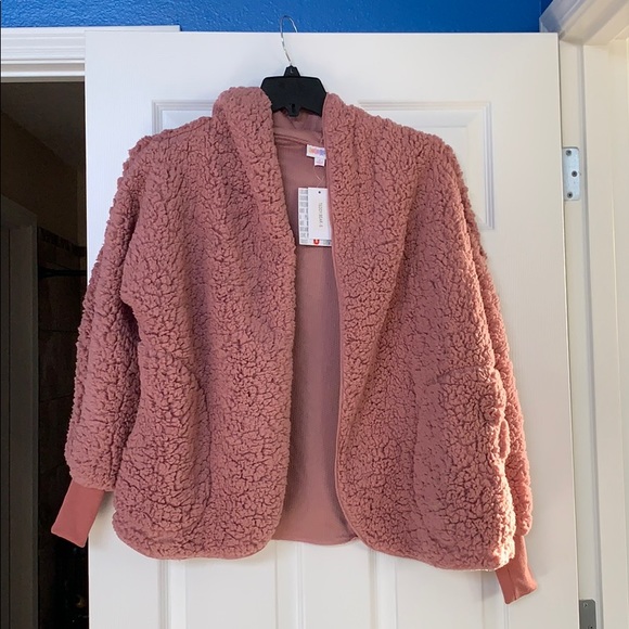 LuLaRoe | Sweaters | Nwt Lularoe Mauve Teddy Jacket | Poshmark